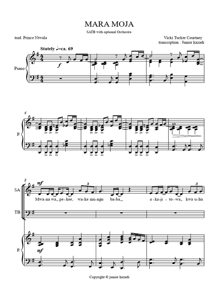 Mara Moja H - 102207 | PDF