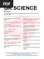 Practice MCQ Questions and Answers On General Science-GK | PDF