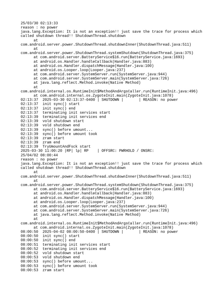 Power Off Reset Reason Backup | PDF | Computing | System Software