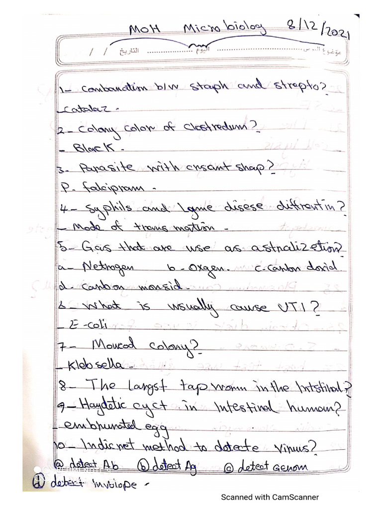 7 Prometric Mcqs Micro | PDF