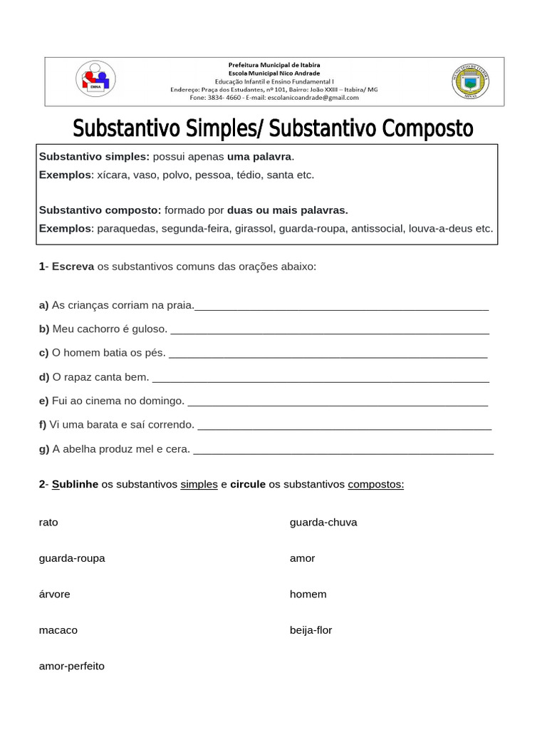 Subs. Simples e Composto | PDF