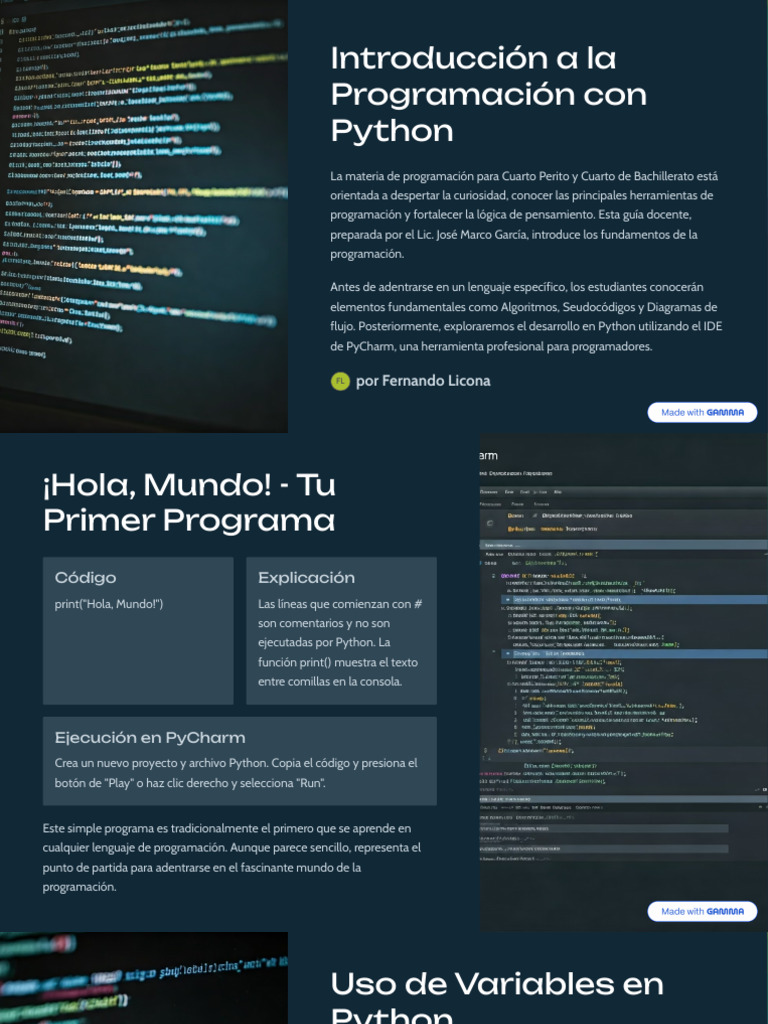 Introduccion A La Programacion Con Python | PDF | Python (lenguaje de programación) | Informática