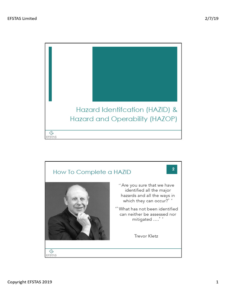 05 - HAZID _ HAZOP (301118) | PDF | Risk | Safety