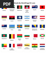 All Country Flags With Names in The World PDF | PDF | Semiotics ...