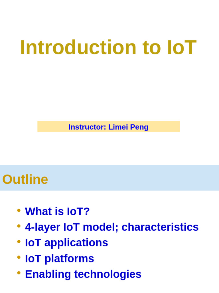 1b.introduction To IoT | PDF | Internet Of Things | Computer Engineering