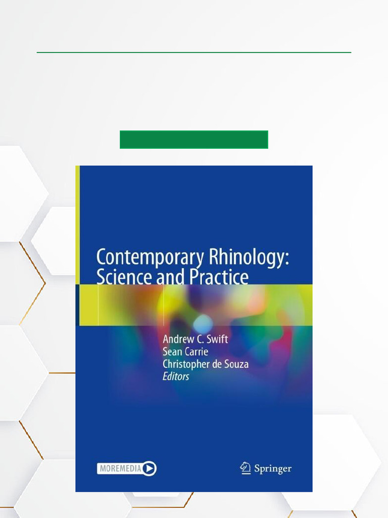 Contemporary Rhinology: Science & Practice | PDF | Human Nose ...