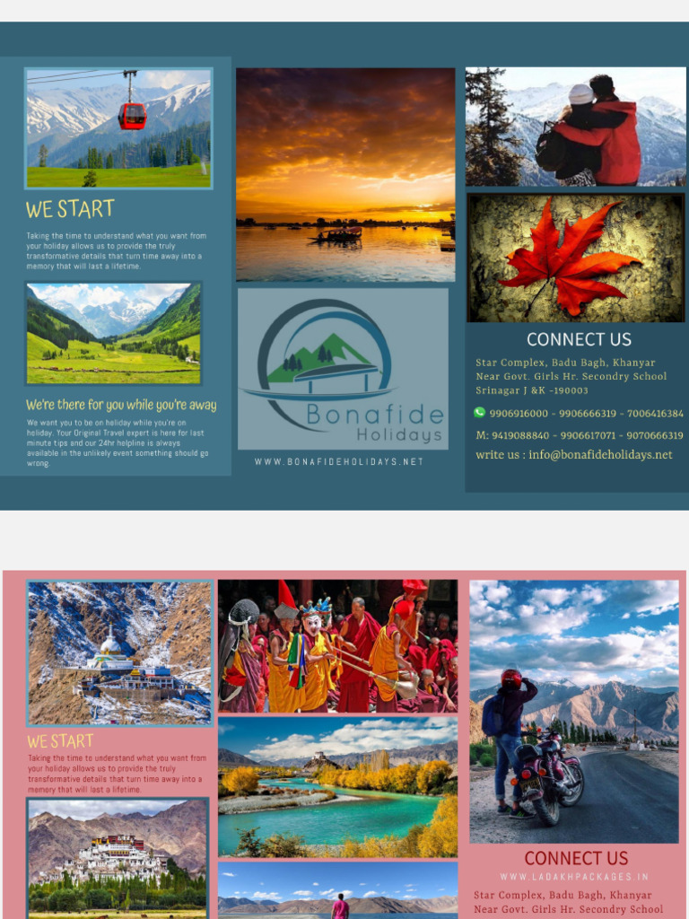 BTB Ladakh Tour Packages 2025 | PDF