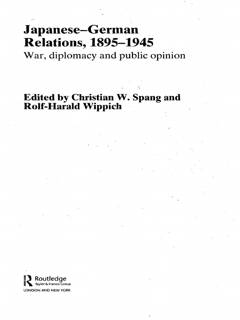 Japanese-German relations throughout WWII | PDF