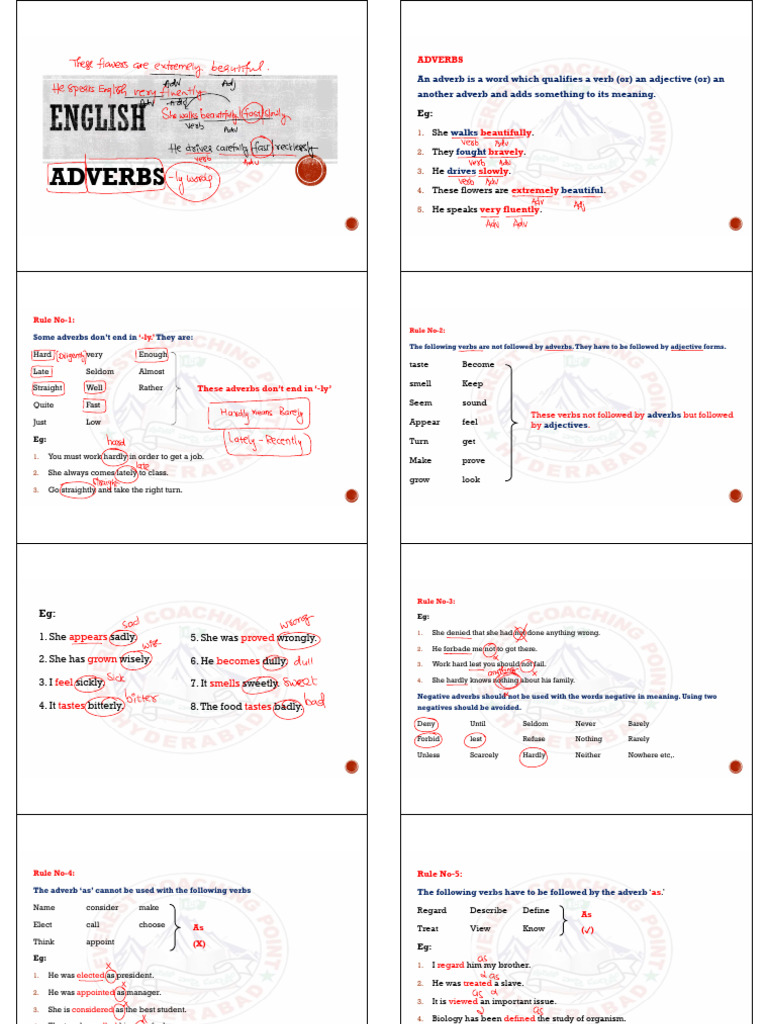 Adverb Concept | PDF | Adverb | Adjective