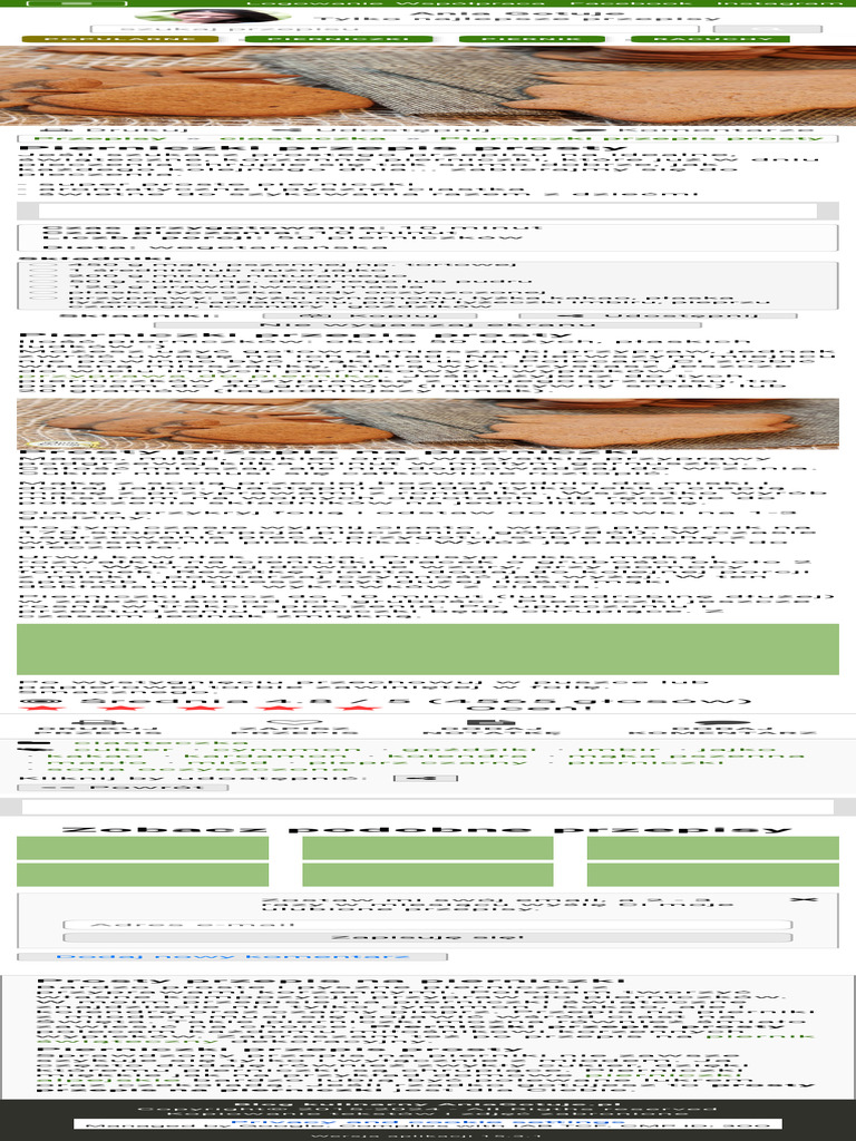 Pierniczki Przepis Prosty AniaGotuje - PL | PDF