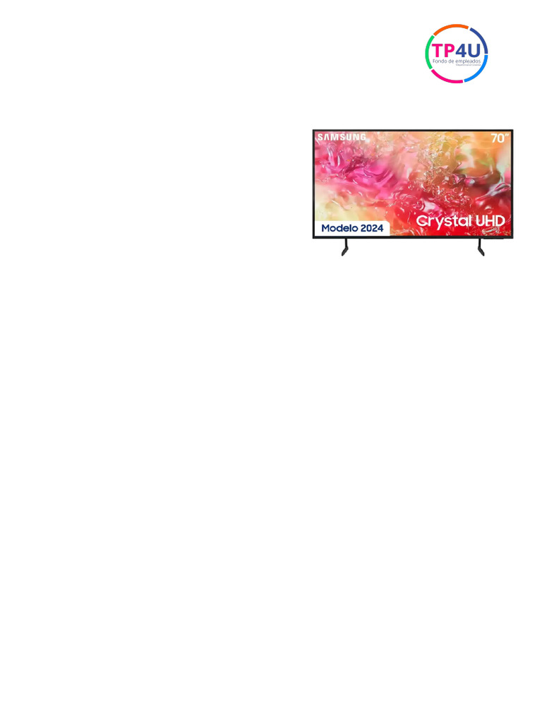 TV Samsung 70'' DU7000_solicitud_tp4u | PDF