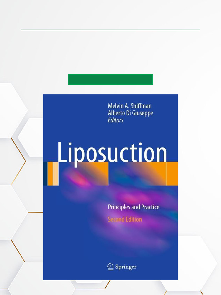 Liposuction Principles and Practice 2nd Edition Full Version Download | PDF