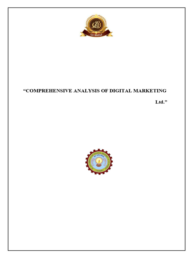 _STPR Word File Tushar Gupta_compressed | PDF | Digital Marketing | Search Engine Optimization