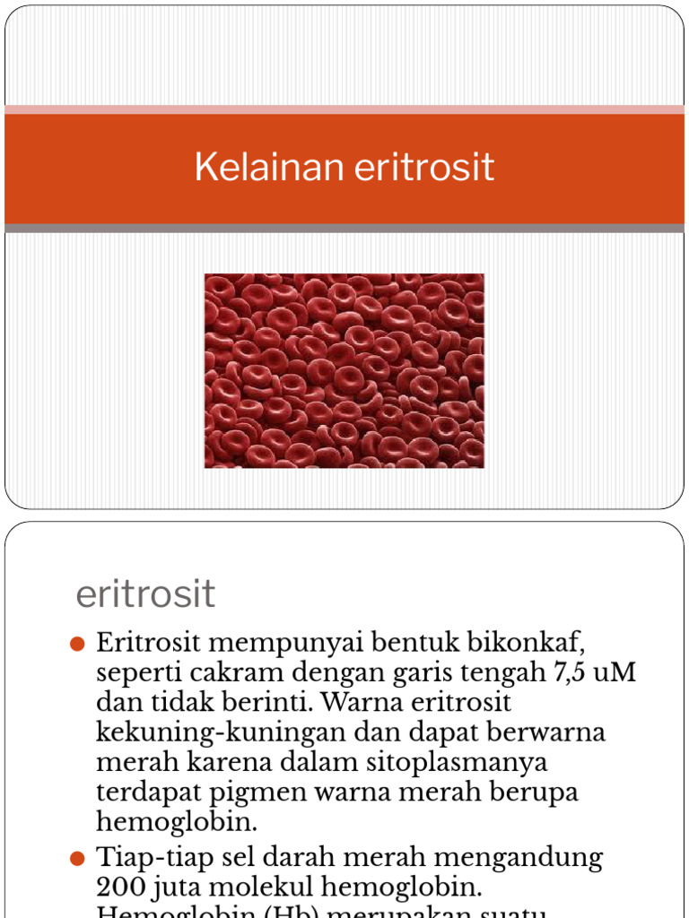 Kelainan Bentuk Eritrosit dan Anemia | PDF