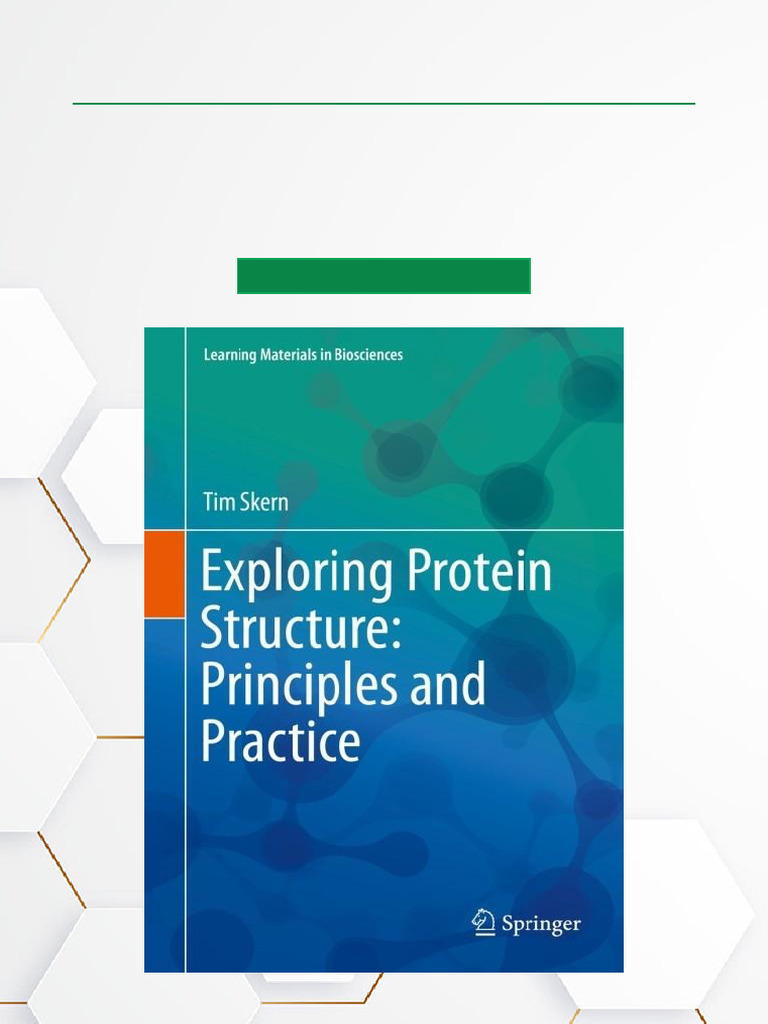 Protein Structure: Principles & Practice | PDF | Alpha Helix | Beta Sheet