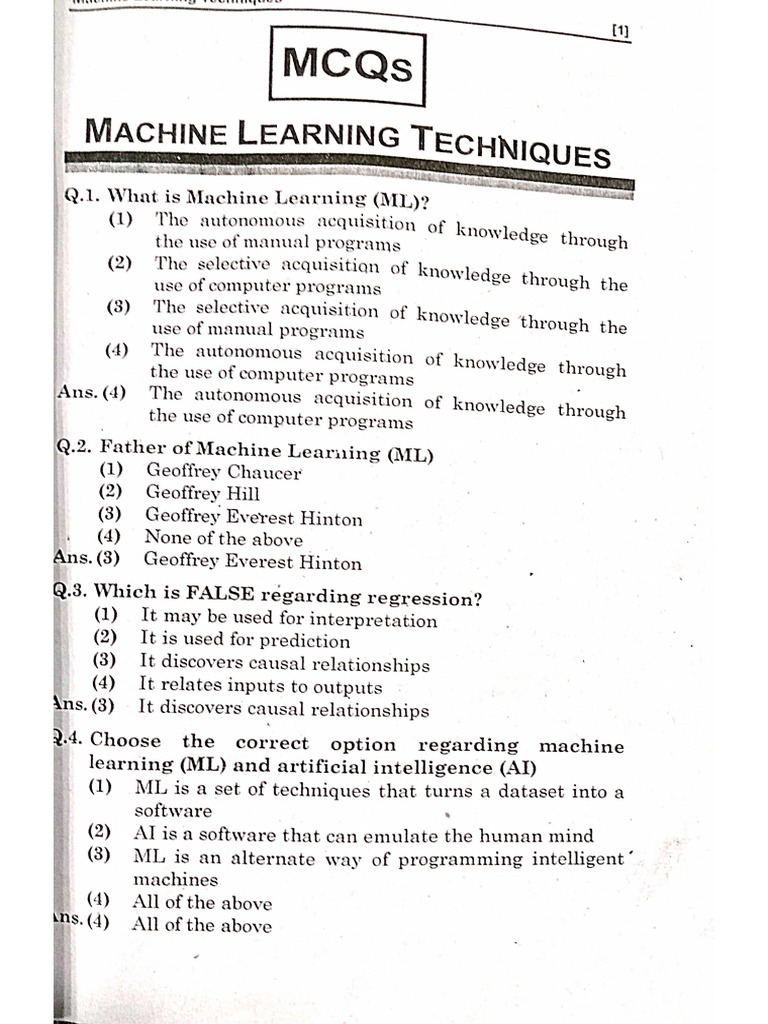 Machine Learning | PDF