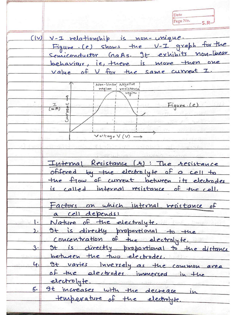 Current Electricity Chapter 3 - Compressed Compressed Pages 2 | PDF