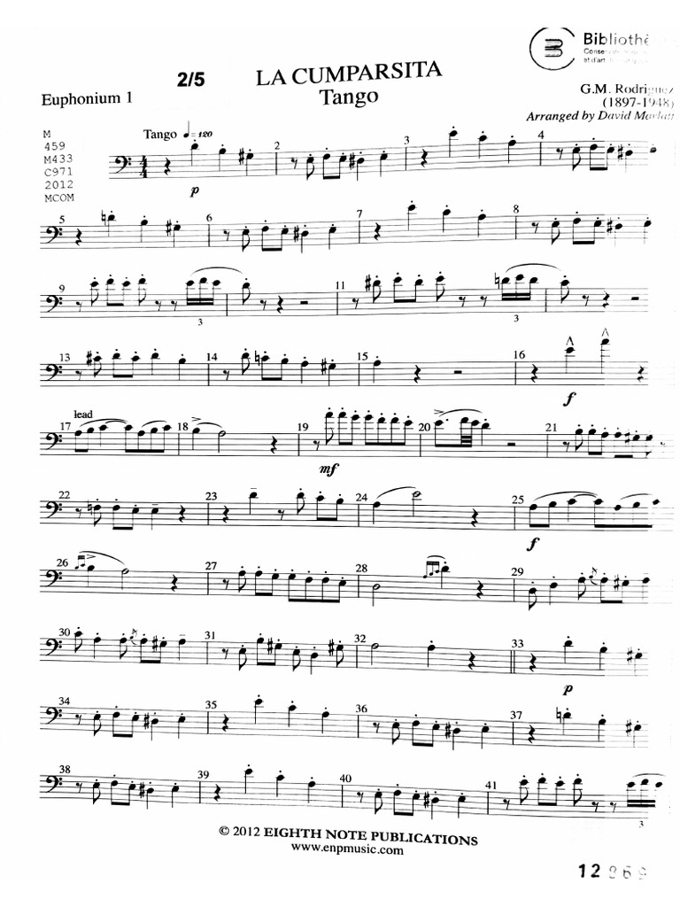 Cumparsita Eupho 1 | PDF