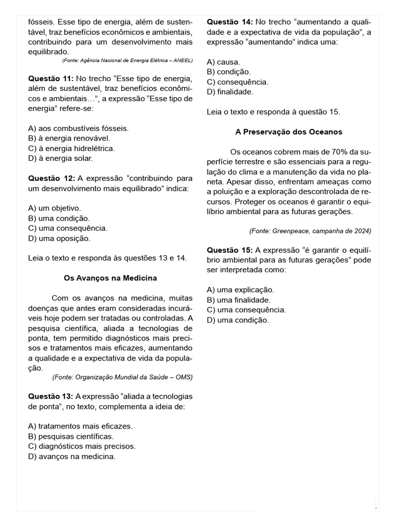 Novo Simulado D2 - SAEB - PROFESSORA SUZANA-2-3 | PDF ...