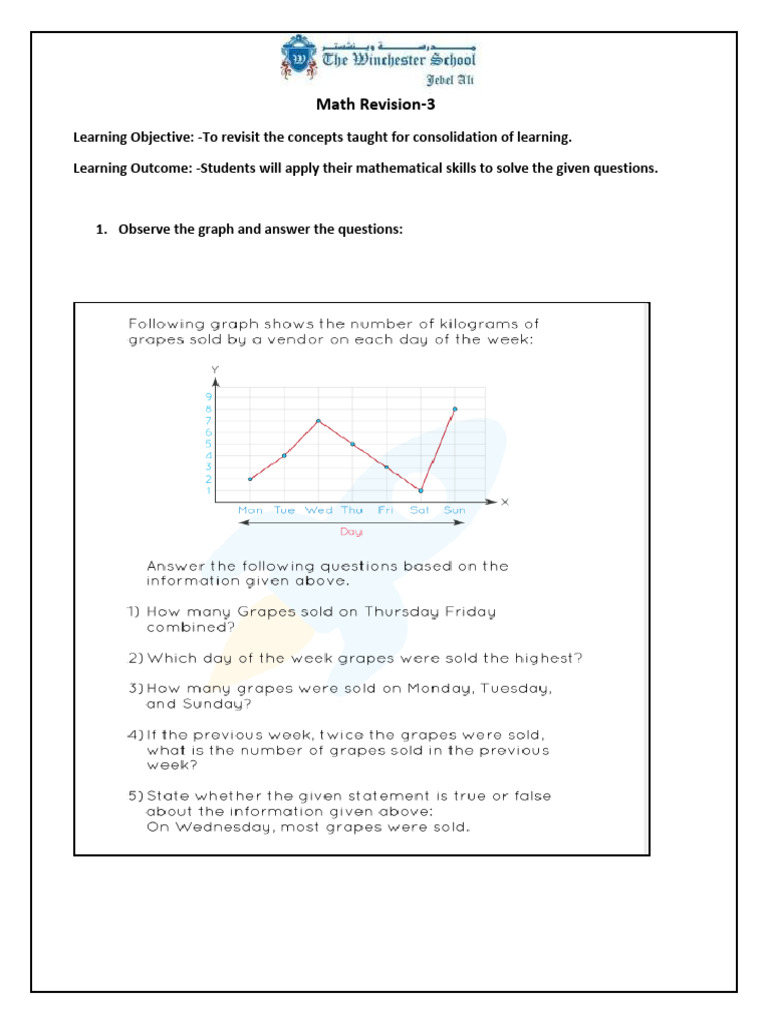 Maths SA Practice Sheet - 3. | PDF