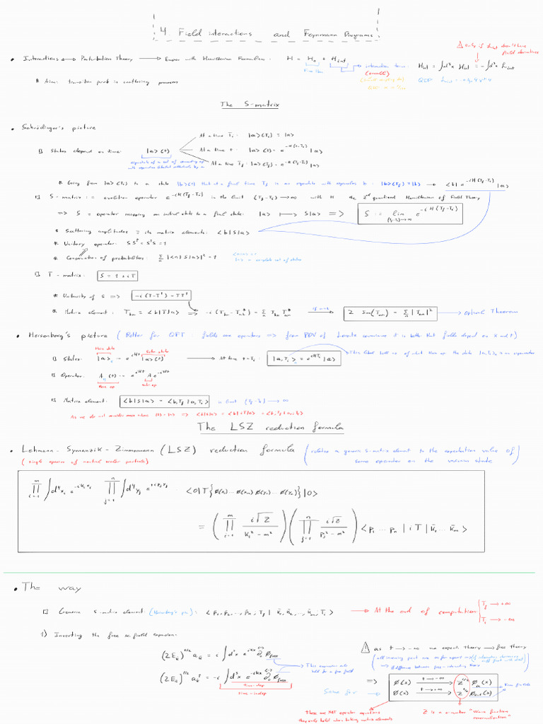 4 Field Interactions and Feynmann Diagrams - 250505 - 114119 | PDF