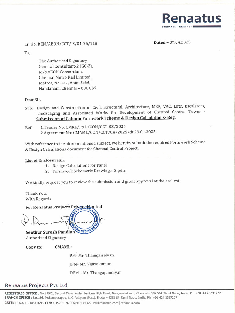 118 Column Formwork Scheme and Design Calculations | PDF | Applied And ...