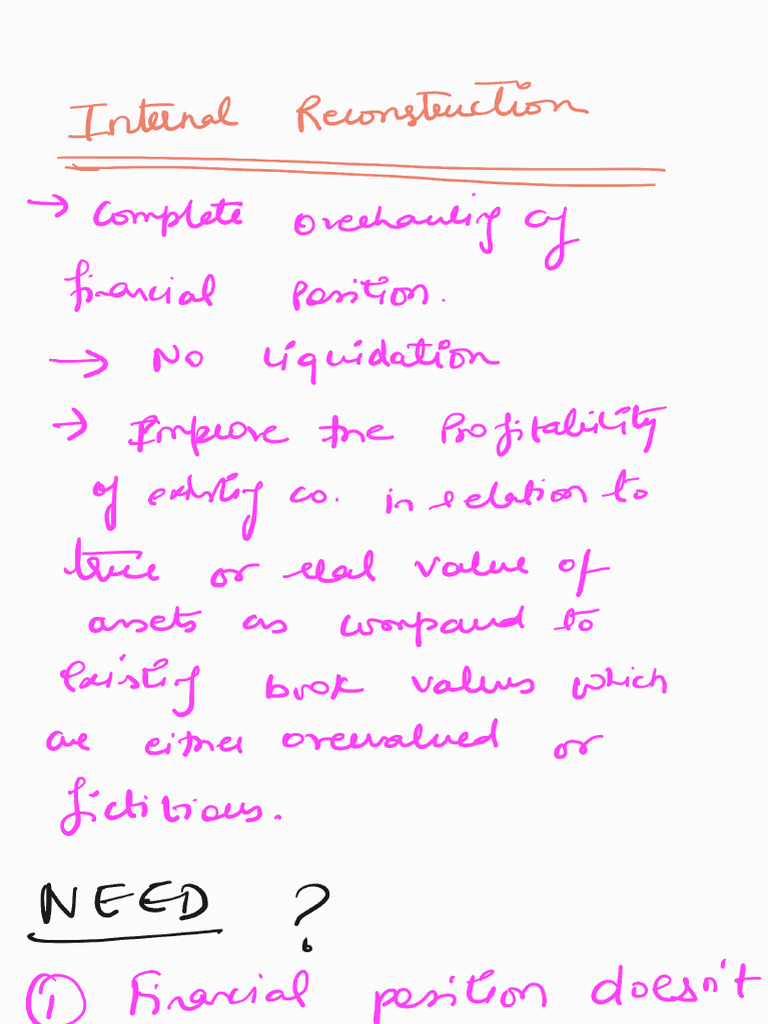 Internal Reconstruction 250520 132354 | PDF