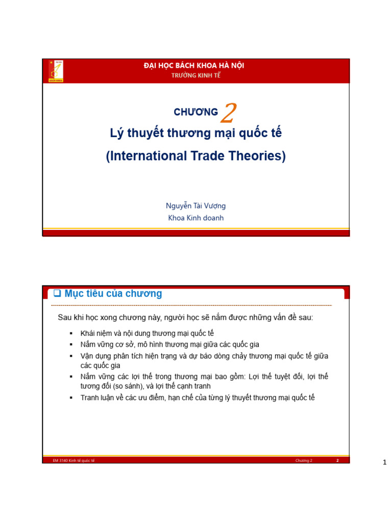 Chương 2 Slides | PDF