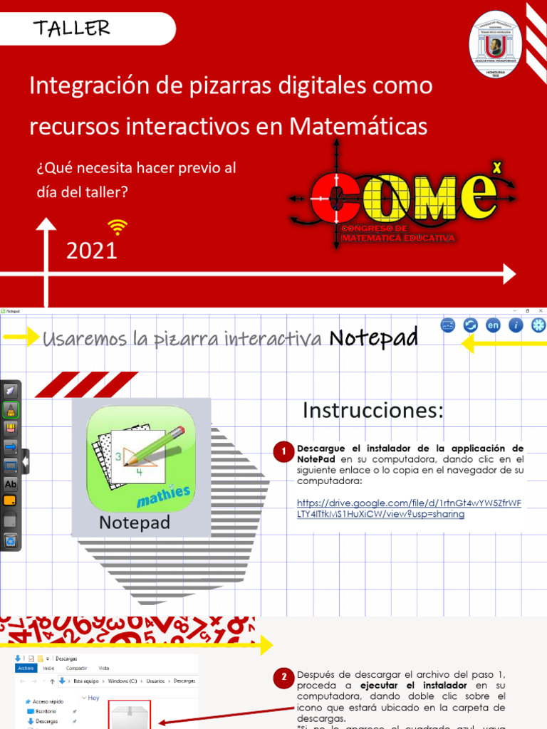 PresentaciÃ N Manual de Instalaciã N de Notepad y GeoGebraNote | PDF ...