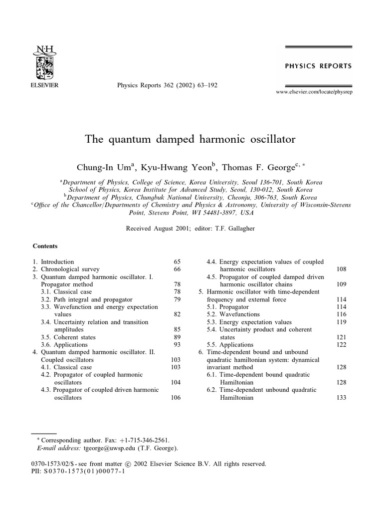 um2002 | PDF | Quantum Mechanics | Hamiltonian Mechanics