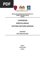 Kertas Kerja Gotong Royong Sekolah PPD Sandakan 2025 | PDF