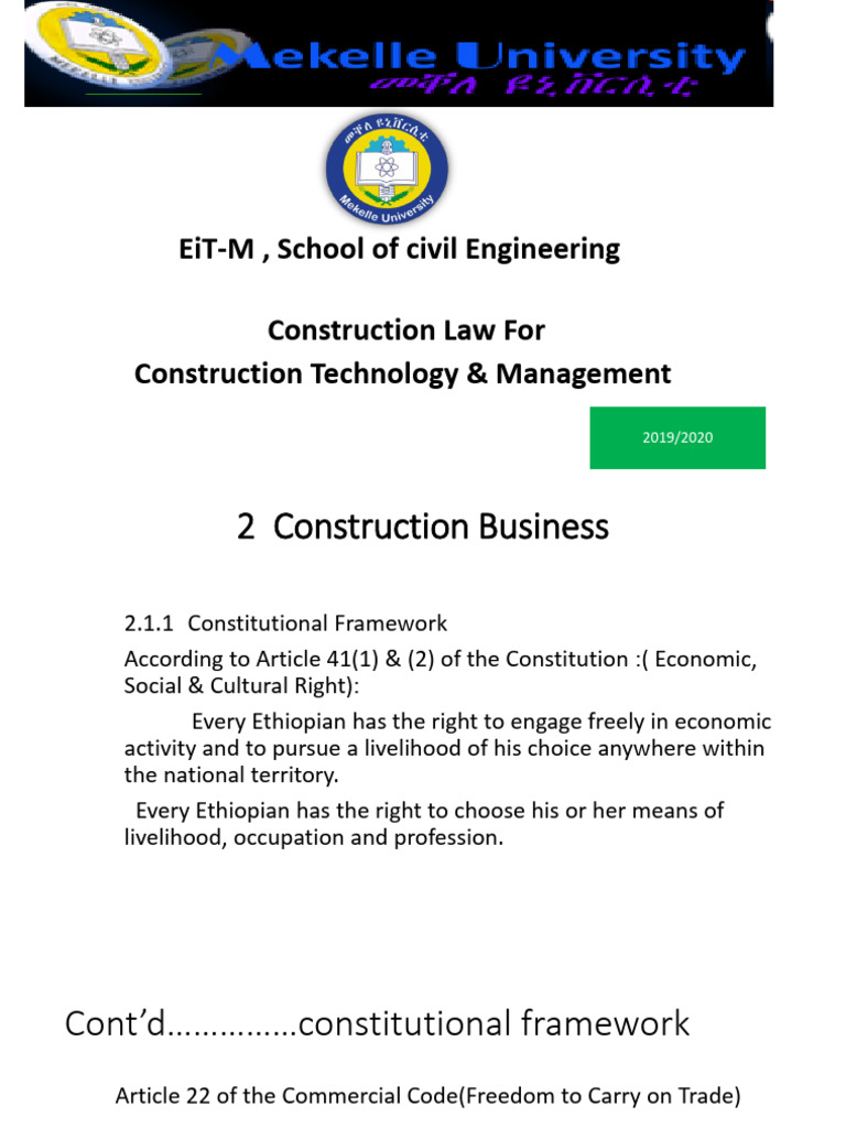 Construction Law For (Lec.2 PG) | PDF | Partnership | Joint Venture