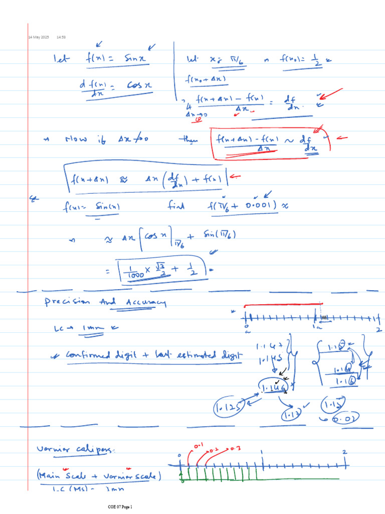 Class Lecture Notes 14-05-2025 | PDF