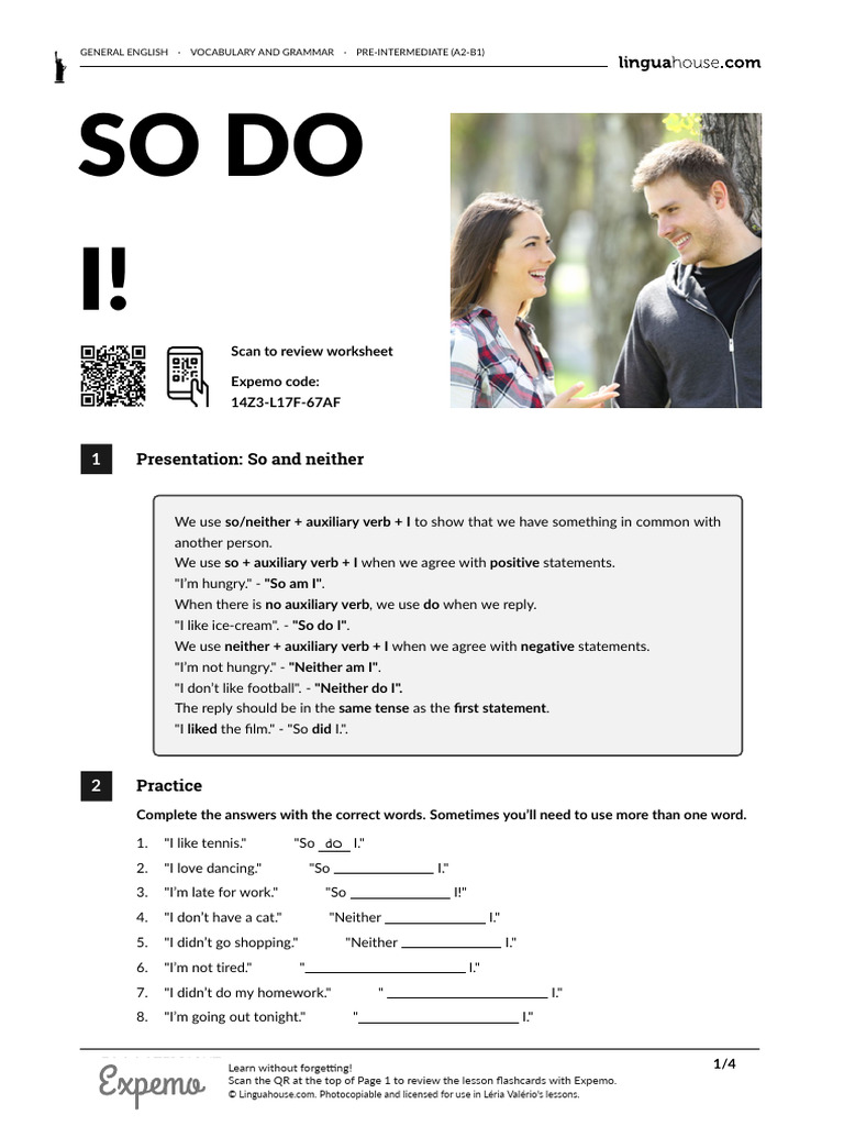 so-do-i-american-english-teacher-ver2-bw | PDF | Linguistics
