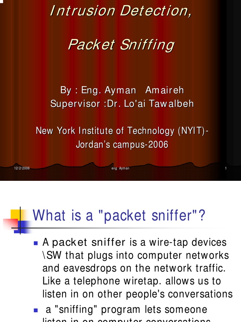Packet Sniffing | PDF | Network Packet | Computer Network