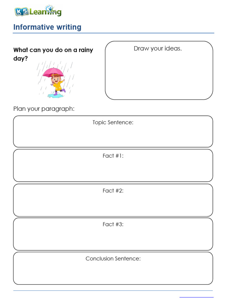 Grade 3 Informative Writing Practice KBT | PDF