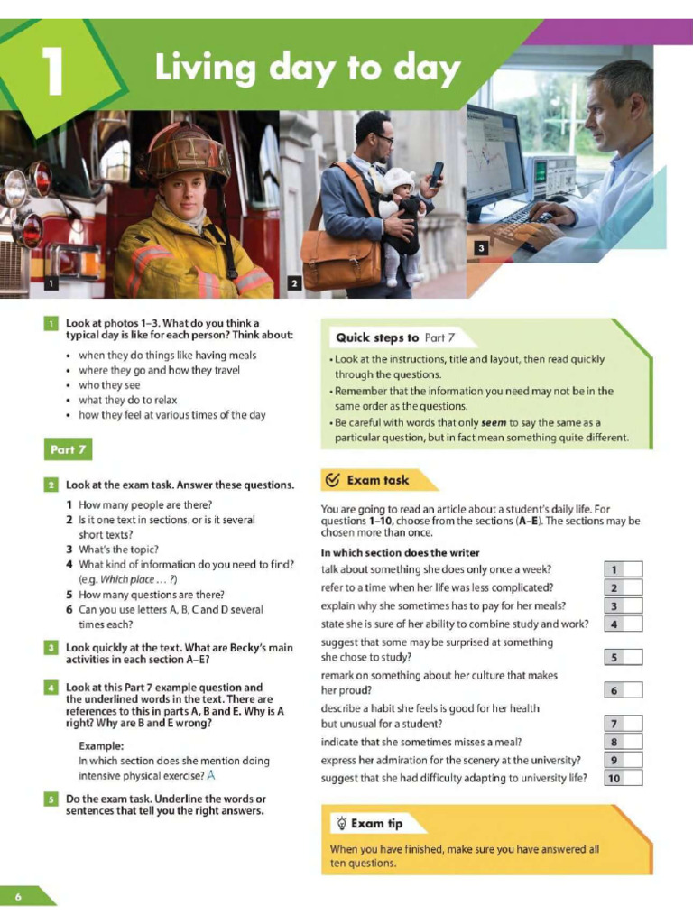 Compact B2 First - Unit 1 | PDF