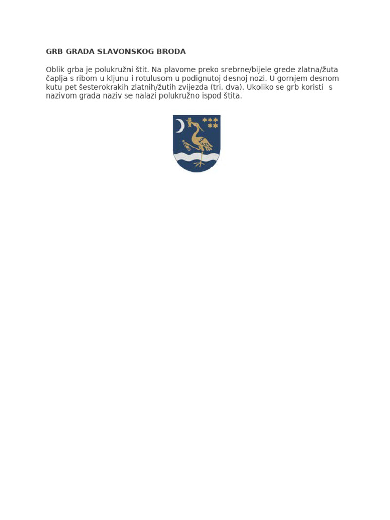 GRB Grada Slavonskog Broda | PDF