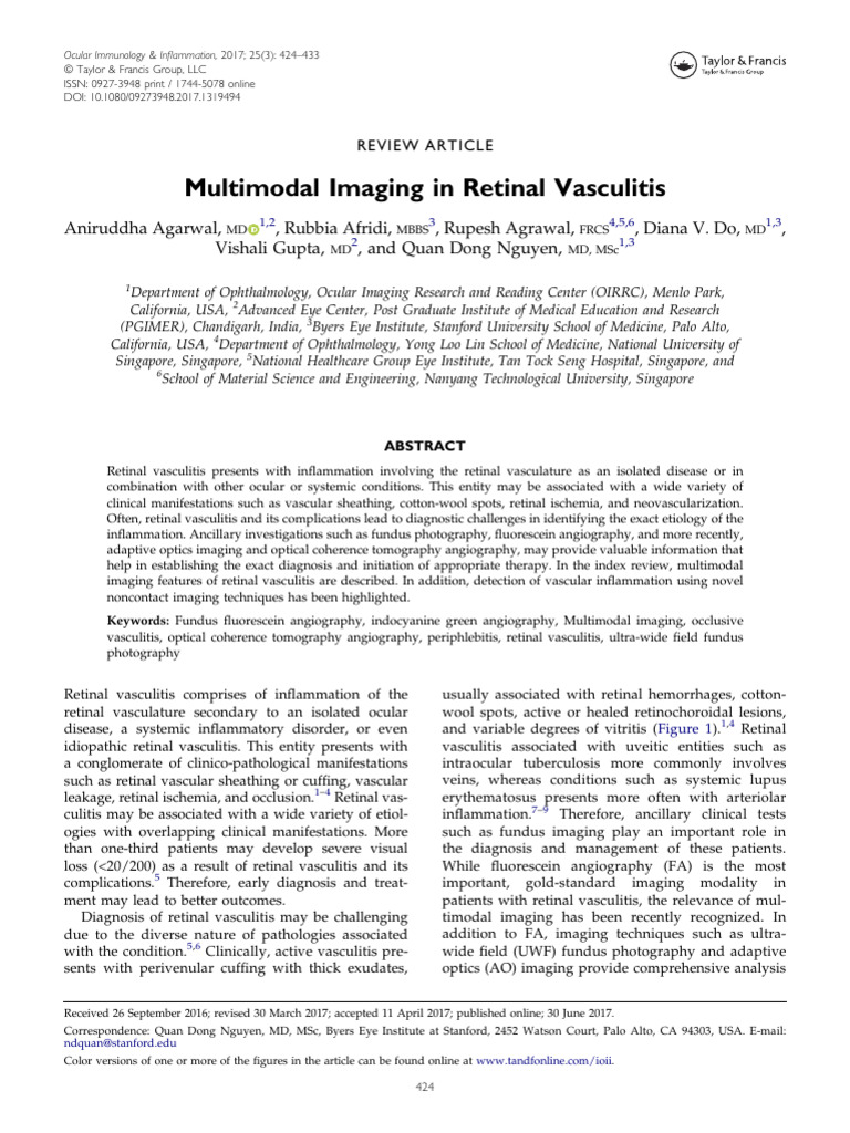 2017 Multimodal Imaging in Retinal Vasculitis [retrieved_2023-05-18 ...