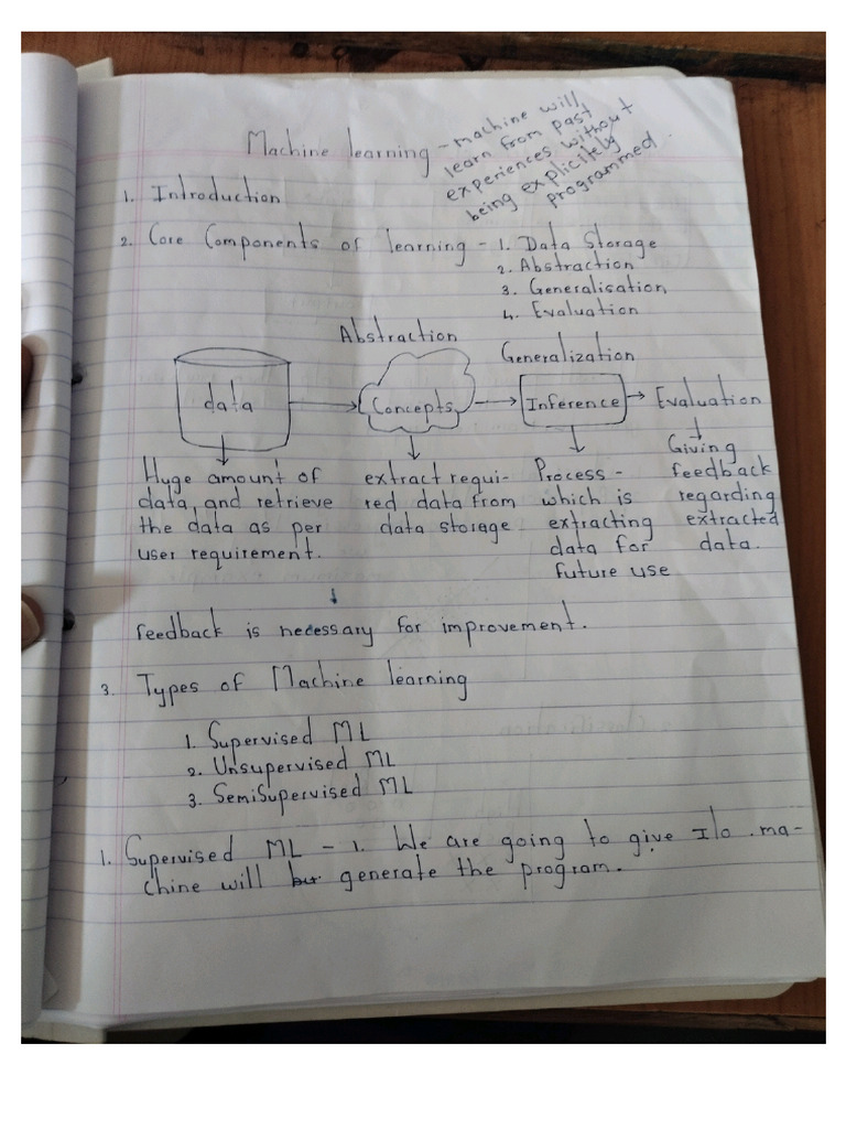 Machine Learning Notes | PDF