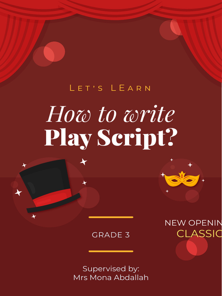 Play Script WRITING | PDF | Medusa | Athena