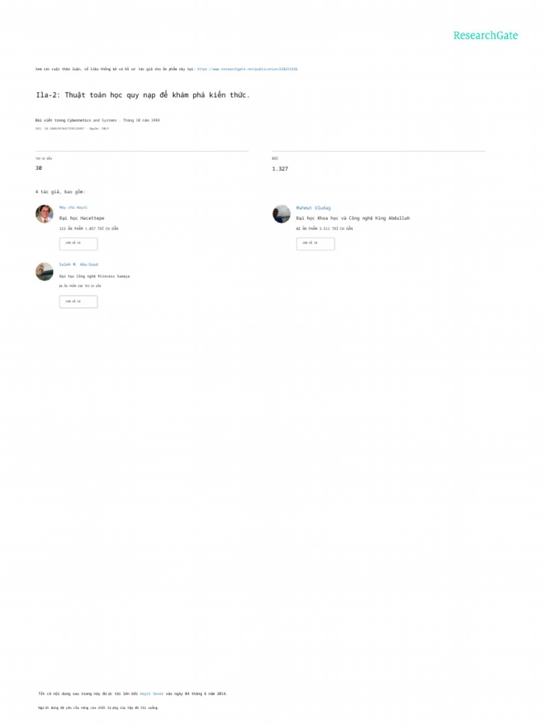 Ila-2 An Inductive Learning Algorithm For Knowledg | PDF