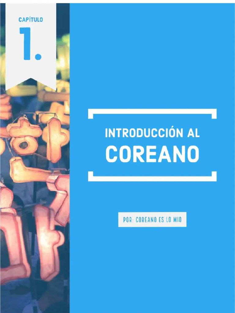 Introduccion Al Coreano | PDF | Escritura | Lingüística