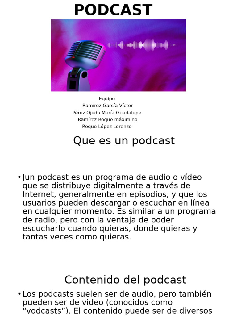 Podcast y Radio | PDF | Radiodifusión | Podcast