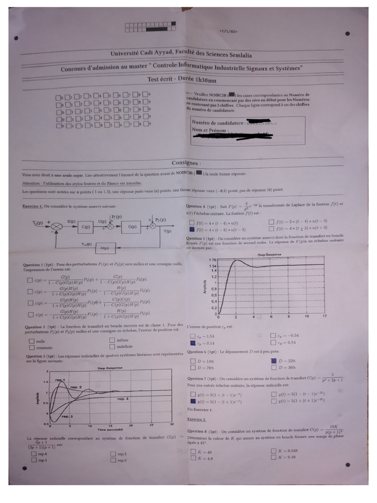 Concour Tout Les Master | PDF