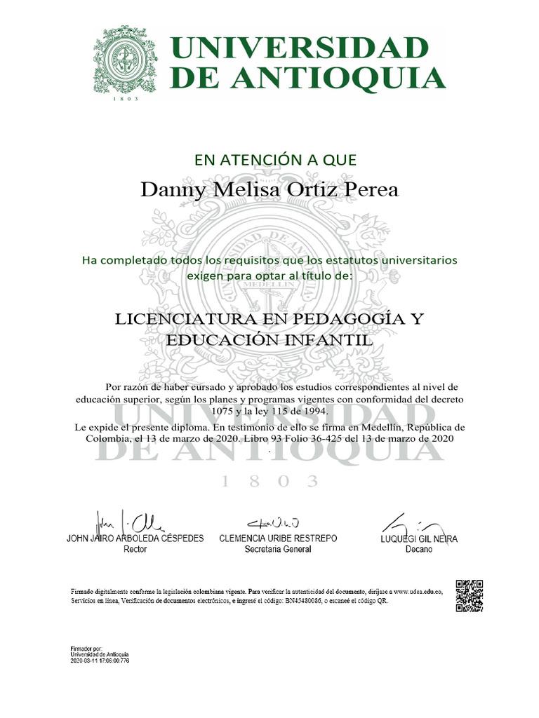 Personería Jurídica Ley 71 de 1878 Del Estado Soberano de Antioquia y ...