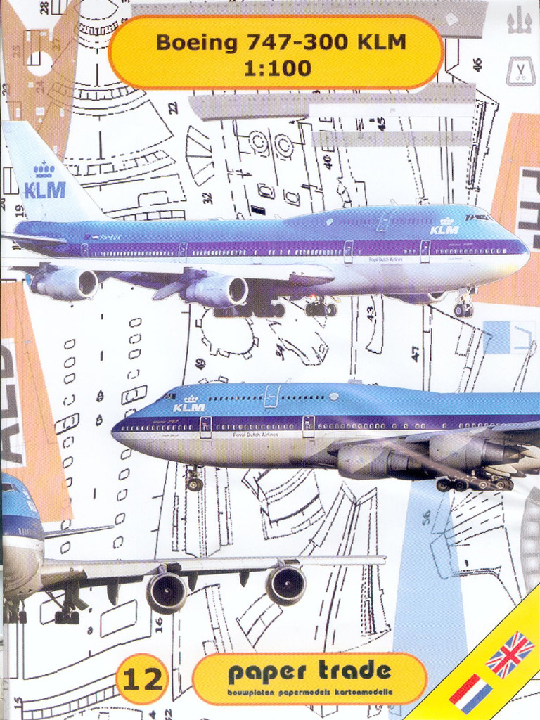 Boeing 747-300 KLM 1-100 A4 | PDF