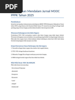Jurnal MOOC PPPK 2025 | PDF