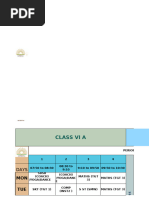 Class Time Table 25-26 | PDF | Inquiry | Language Families