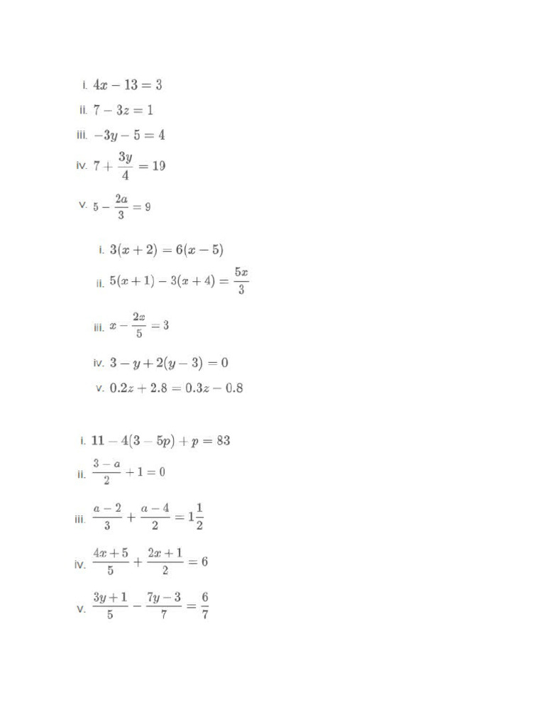 Transposition Equations | PDF